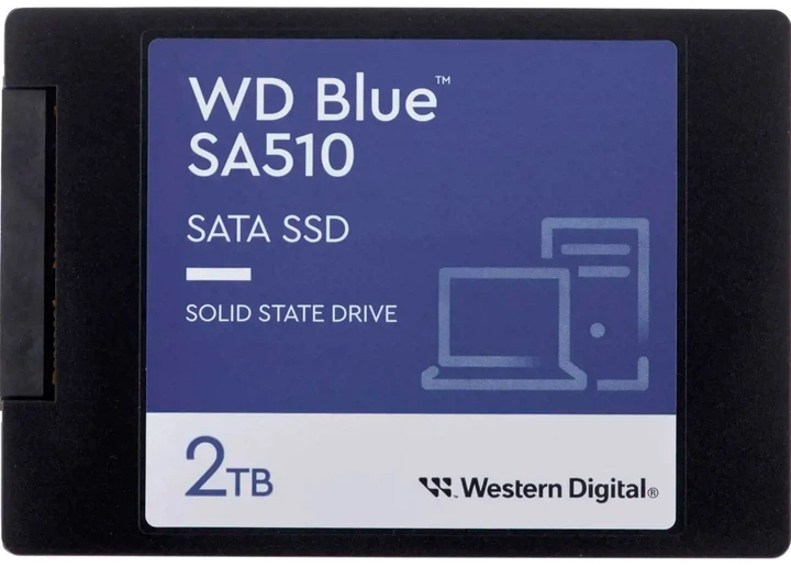 Накопитель SSD WD SATA2.5" 2TB BLUE SA510 (WDS200T3B0A) – фото, отзывы, характеристики в ...