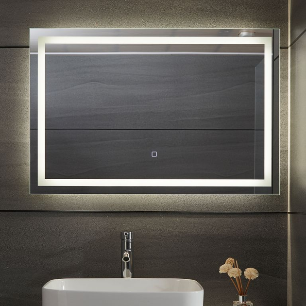 Зеркало GELLO с LED-подсветкой 50х70 + сенсорное управление – фото ...