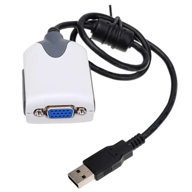 Внешняя USB видеокарта USB VGA Grafic Card 1920*1080 80 х 42 х 20 мм ...