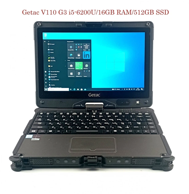 Захищений ноутбук-трансформер Getac V110 G3 (i5-6200U) Б/В – фото ...