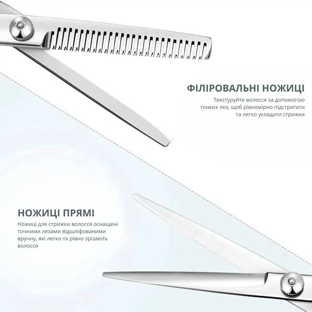 Набір перукаря Bodasan професійний набір ножиць Сріблястих (X310) – купити онлайн на ROZETKA