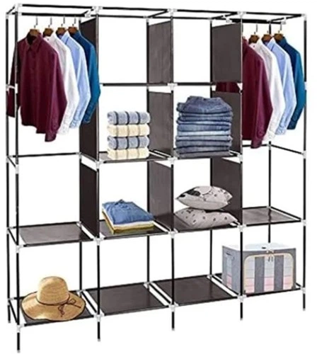 Шафа тканинна розкладна Stenson 168х45х172 см R30900 Pink в інтернет магазині Rozetka Купити