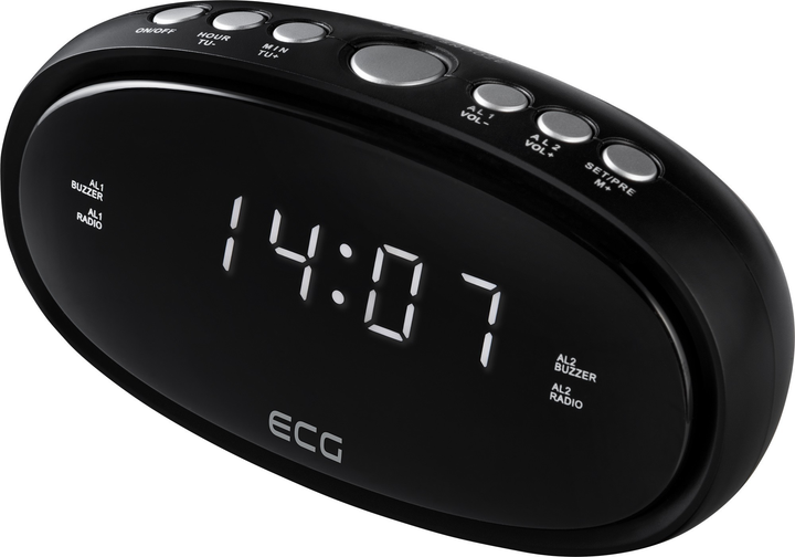 Радио-будильник ECG RB 010 Black – купить онлайн на ROZETKA