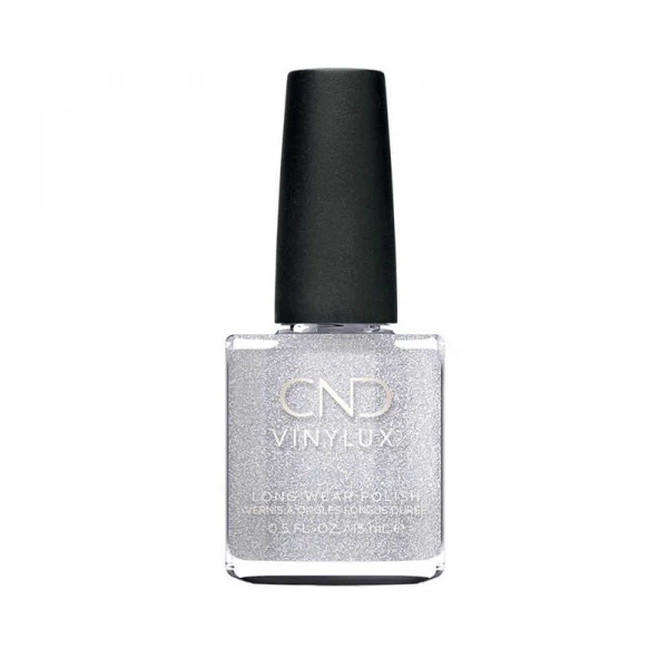 Лак CND Vinylux Night Moves 291 After Hours іскристе срібло з блискітками 15 мл (2000994190136 ...