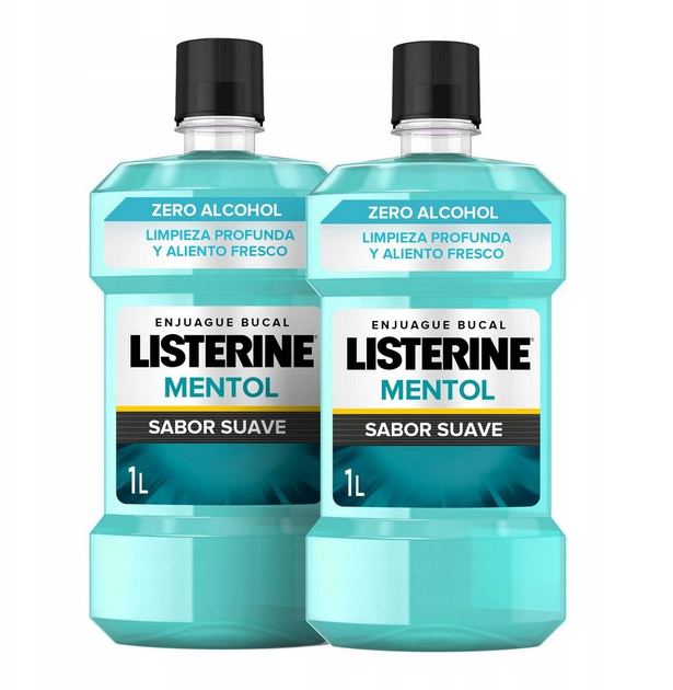 Ополаскиватель для полости рта Listerine Zero 0 Enjuague Bucal Lote 2 x ...