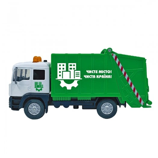 Машинка для мальчика от 3 лет автомодель Мусоровоз (свет, звук на ...