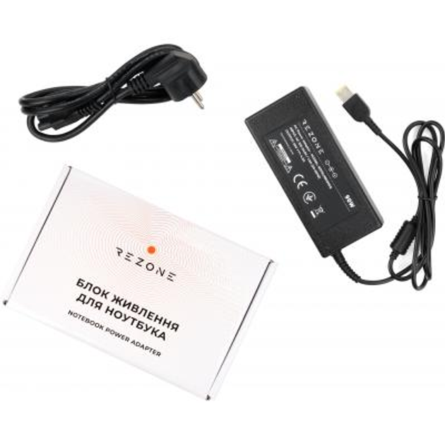 Блок питания к ноутбуку Rezone Lenovo 90W 20V 4.5A square (RZPSLN9020SQ ...