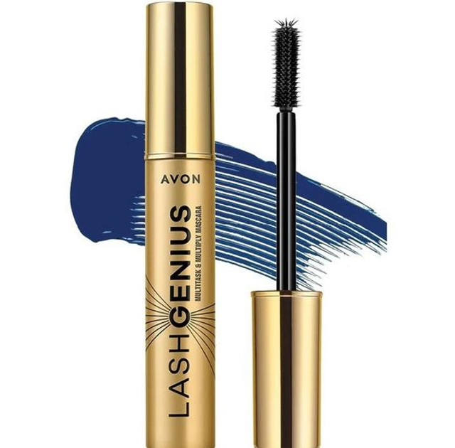 Багатофункціональна туш для вій 5-в-1 avon , сучасна синя, 10мл от ...
