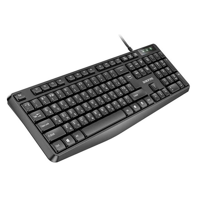 Клавіатура дротова BOROFONE BG9 Speed wired business keyboard USB ( Eng ...