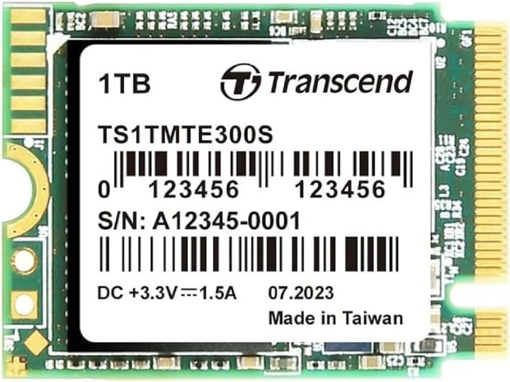 SSD диск Transcend 300S 1TB NVMe M.2 2230 PCIe 3.0 x4 3D NAND TLC (TS1TMTE300S) – фото, отзывы ...