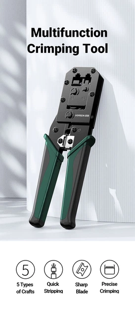 Обжимные клещи UGREEN NW136 Multifunctional Clamp Green (70683) – фото ...