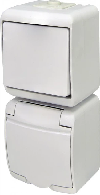 Выключатель с розеткой VRHP-1s (белый) – фото, отзывы, характеристики в ...