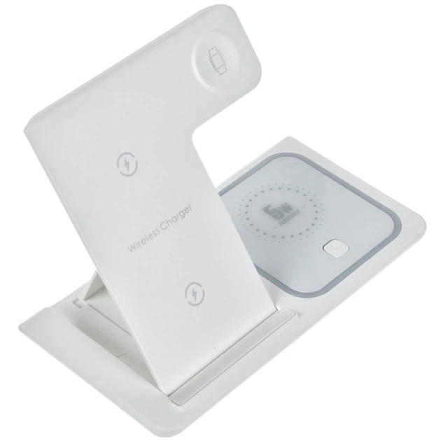 Беспроводное зарядное устройство Remax RP-W53 15W 3in1 Белое – фото ...