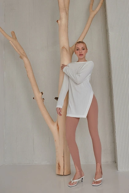 Леггинсы TB Bellise со штрипками 1781 48-50 Бежевый от продавца: LYTVYN ...