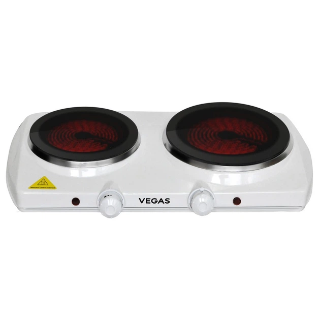 Електроплита керамічна двоконфорочна VEGAS VEC-2000W – фото, отзывы, характеристики в интернет ...