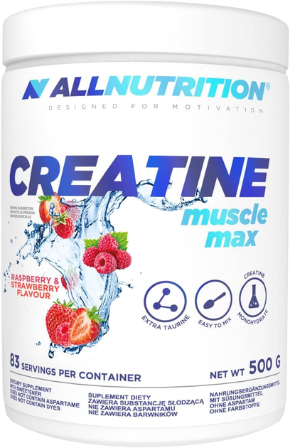 Креатин моногидрат с таурином AllNutrition Creatine Muscle Max 500 g ...