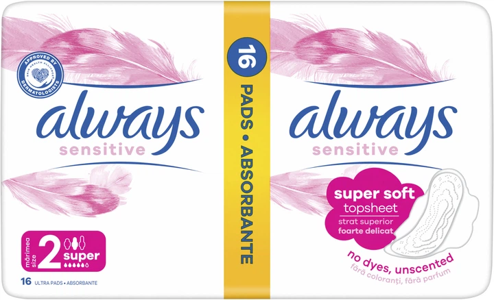 ROZETKA | Гигиенические прокладки Always Ultra Sensitive Super Plus (Размер 1) 16 шт ...