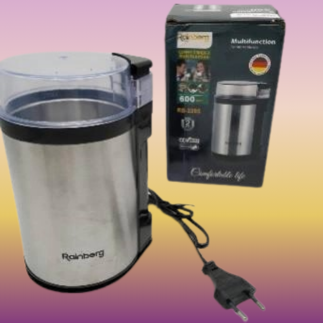 Электрическая кофемолка Rainberg RB-2205 для измельчения кофейных зерен ...