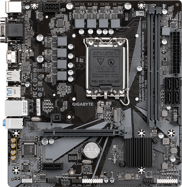 Материнская плата Gigabyte H610M H V2 DDR4 – фото, отзывы ...