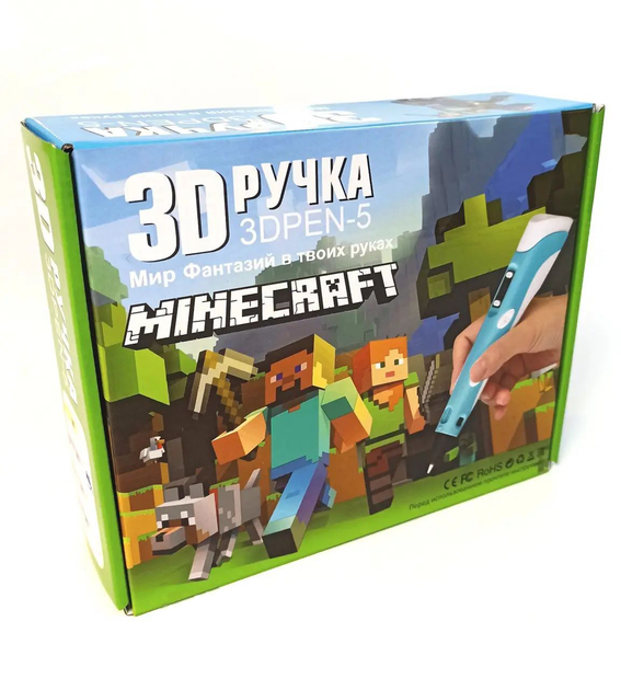 3D Ручка Мир фантазий Minecraft для рисования и творчества с LCD ...