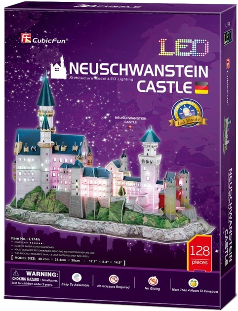 3D Пазл Cubic Fun Neuschwanstein Castle 128 элементов (6944588205102 ...