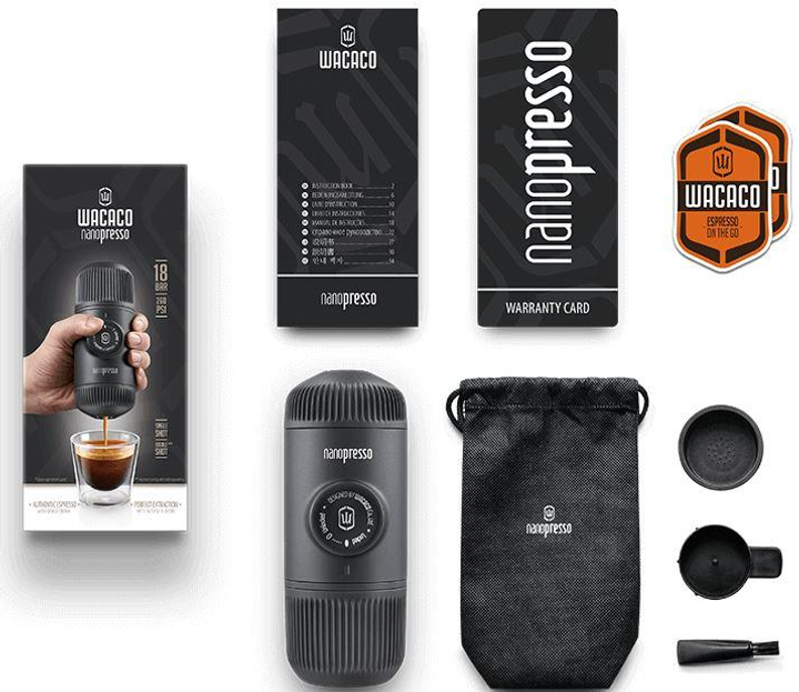 Wacaco Nanopresso – портативная кофеварка, молотый кофе – фото, отзывы ...