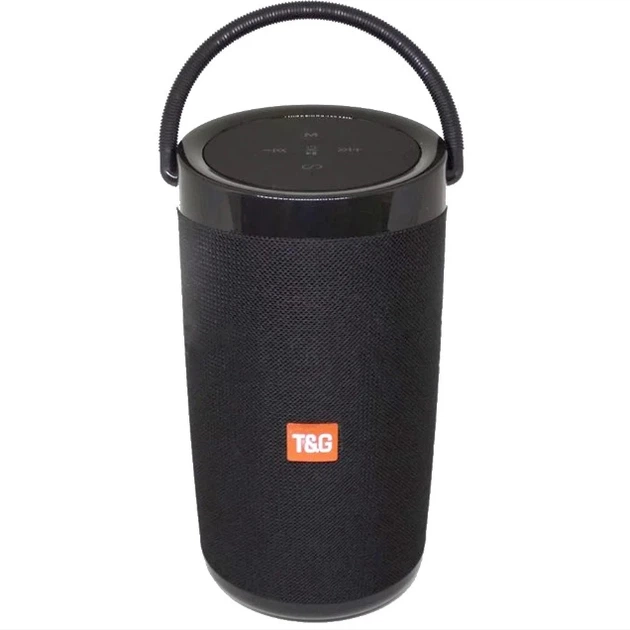 Портативная Bluetooth колонка T&G TG-135 2400 mAh Пластик, Резина, Ткань – фото, отзывы ...