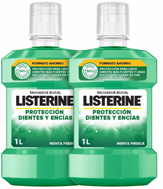 Эликсир для полости рта Listerine Dientes y Encias Enjuague Bucal Lote ...