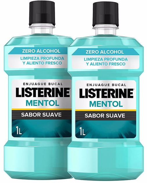 Эликсир для полости рта Listerine Mentol Suave Enjuague Bucal Lote ...