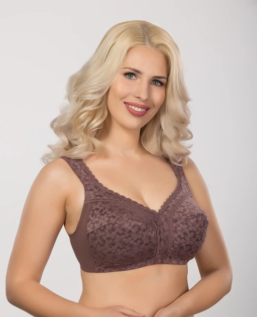 Бюстгальтер без каркасов на широких бретелях Elita м.215 85D ирландский кофе (21585DIK ...
