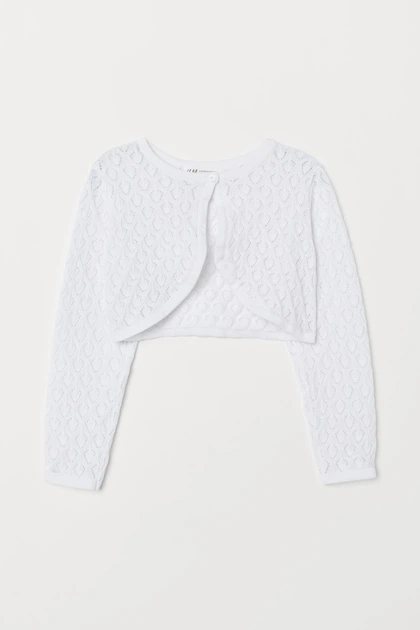 Кофта для дівчаток H&M 98-104 см білий AK5000000625796 від продавця: HMDShops – в інтернет ...