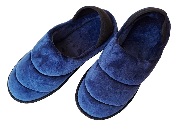 Кімнатні капці Белста Bm76 4 велюрові сині 44 Оригінальне взуття