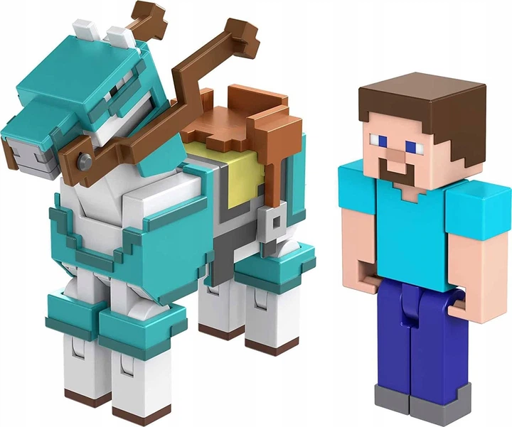 Набор фигурок Mattel Minecraft Steve and Armored (0194735032068 ...