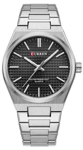 Мужские часы Curren 8439 Silver-Black – купить онлайн на ROZETKA