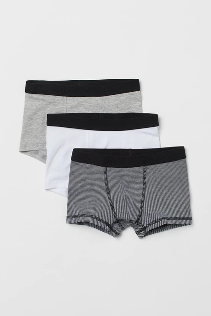 Набор трусов боксер полоска и однотонные H&M 98-104см (400094055) от продавца: Nikaboom – в ...