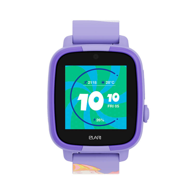 Детские смарт-часы Elari Fixitime Fun Lilac - сиреневые – фото, отзывы ...