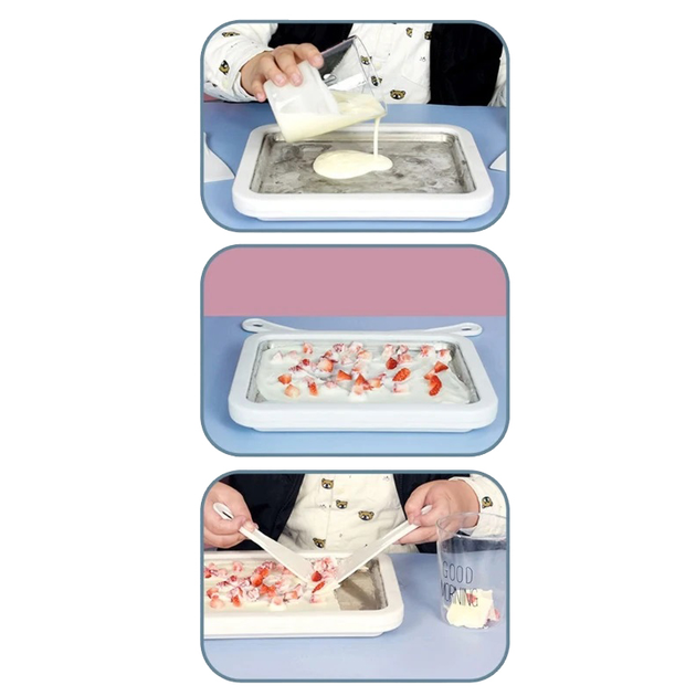 Легкий Аппарат для приготовления мороженого Ice Cream Maker Instant ...