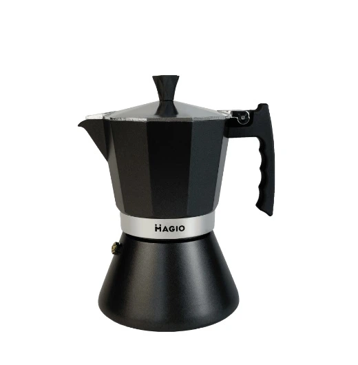 Гейзерная кофеварка Magio MG-1005 300 мл 6 чашек черная – фото, отзывы, характеристики в ...