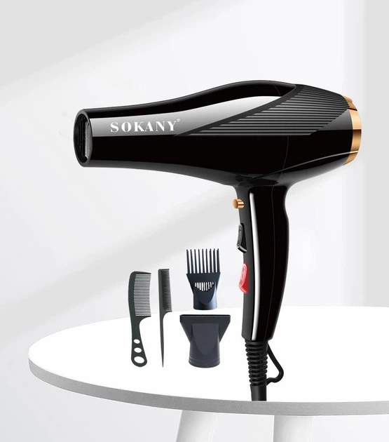 Фен для волос Sokany SK-2214 2600 Вт Черный – фото, отзывы, характеристики в интернет-магазине ...