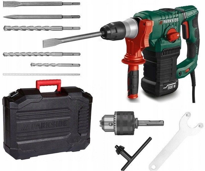 Parkside SDS Plus 1500 PBH 1500 E5 ROZETKA RED HOUSE