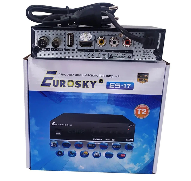 Ресивер Т2 Eurosky ES-17 – фото, отзывы, характеристики в интернет ...