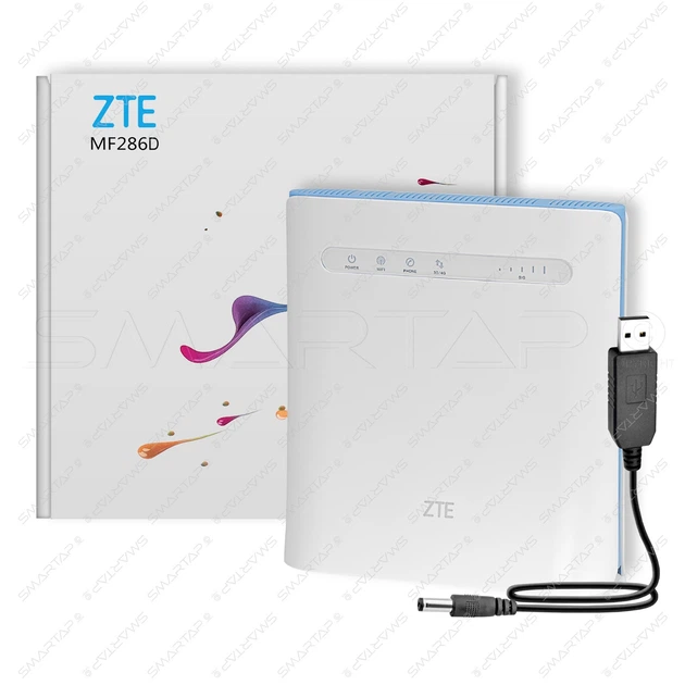 Маршрутизатор 4G(LTE) модем/роутер ZTE MF286D з адаптером живлення від ...