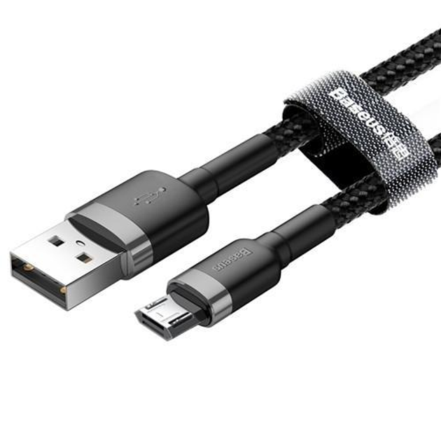 Кабель для зарядки телефона MicroUSB Android BASEUS cafule 50см |2.4A ...