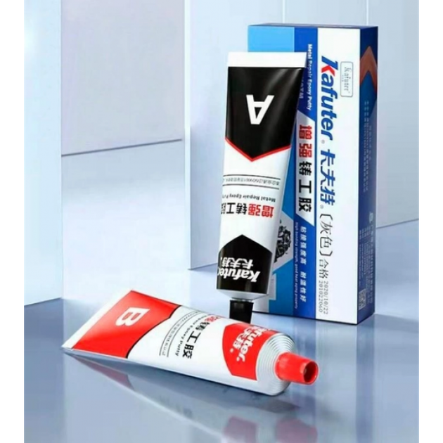 Двухкомпонентный клей для металла Metal Glue Strong Kafuter – фото ...