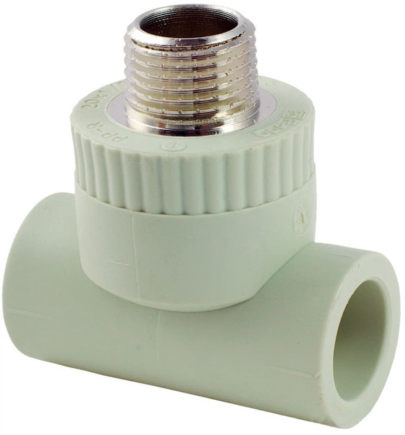 Тройник полипропиленовый FADO PPR с наружной резьбой 20х1/2'', PPT21 – фото, отзывы ...