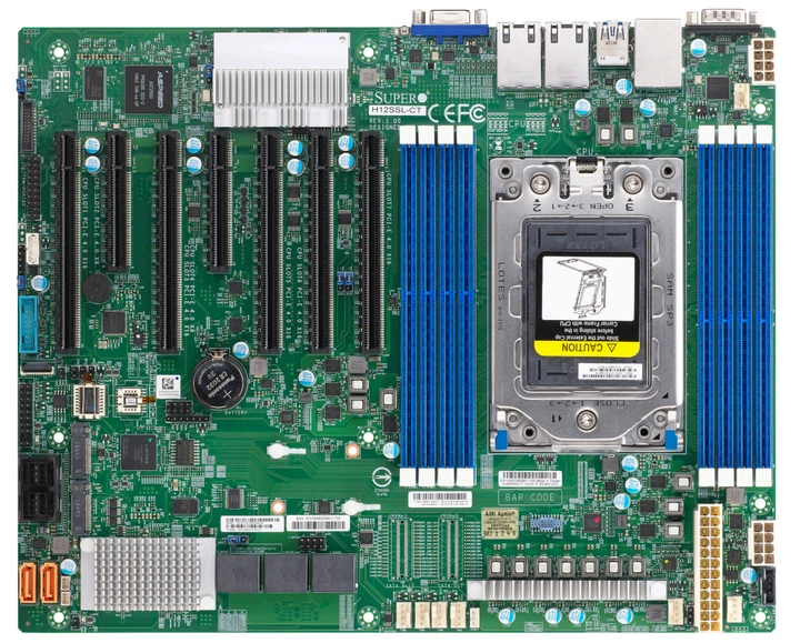Материнская плата Supermicro MBD-H12SSL-C-O (sSP3, SoC, PCI-Ex16 ...