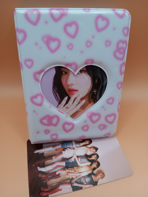 Биндер для фотокарточек К-ПОП альбом для карт K-POP lomo card на 40+1 ...