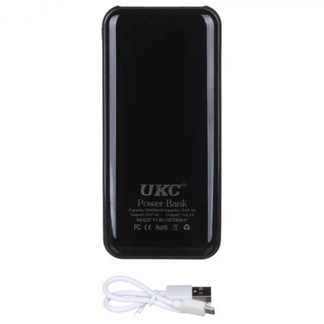 Портативная мобильная зарядка Power Bank 30000mAh UKC, Внешний ...