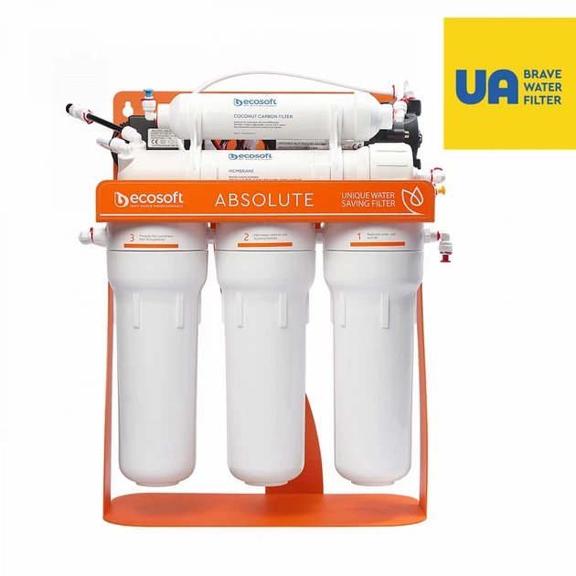Фильтр обратного осмоса Ecosoft Absolute с помпой на станине (MO550PS) – фото, отзывы ...