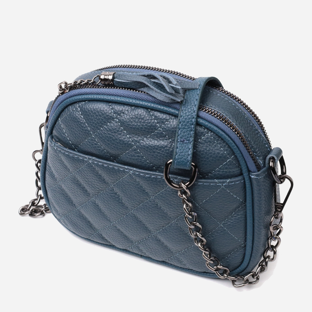 Сумка кросс-боди женская кожаная Vintage leather-22327 Синяя – в ...